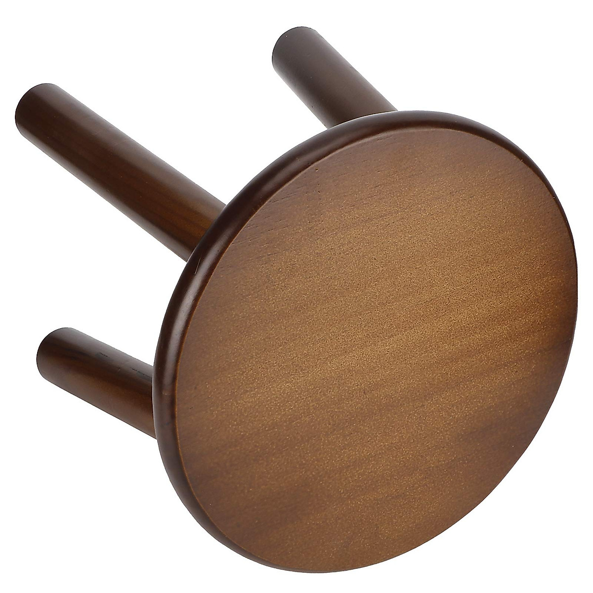 9 Inch Kids Solid Hard Wood Cute Chair,Pine Step Stool Kids Stool, Crafted Hand Painted Wood with Assembled Four Legged Stool, for Kids(Round Walnut), Pine Step Stool Kids Stool, 9 Inch Kids Sol