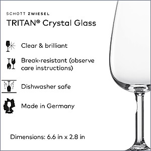 Schott Zwiesel Tritan Crystal Siza Port Wine Glass, 7.7-Ounce, Set of 6