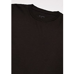 Soffe Men's Long-Sleeve Cotton T-Shirt, Black, X-Large