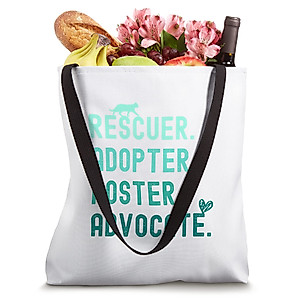 Rescuer Adopter Foster Advocate Cat Heart Tote Bag