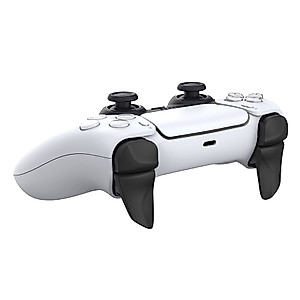 PlayVital Blade 2 Pairs Shoulder Buttons Extension Triggers for ps5 Controller, Game Improvement Adjusters for PS Portal Remote Player, Bumper Trigger Extenders for ps5 Edge Controller - Black