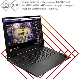 HP Omen 17.3" Gaming Laptop - QHD 165Hz Display, Intel 24 Cores i9-13900HX, GeForce RTX 4080, 64GB DDR5, 4TB SSD, WiFi 6E, Backlit Keyboard, Windows 11 Pro, with Wireless Silent Mouse