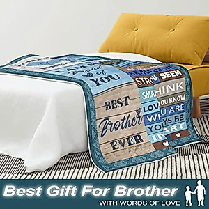 RFHBP Big Brother Gift, Gifts for Brother, Brother Gifts, Brother Gifts from Sister, Gift for Brother, Gifts for Brother Adult, Birthday Gifts for Brother, Big Brother Gifts Blanket 60 X 50 Inch