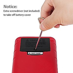 CAMWAY LCR Meter LCD Capacitance Inductance Resistance Tester Measuring Meter Self-Discharge pF nF μF with Overrange Display