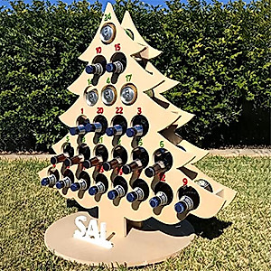 DOUBA Tree Shaped Wine Rack Wooden Bottle Rack Display Rack Party Furniture Wine Rack Wine Set