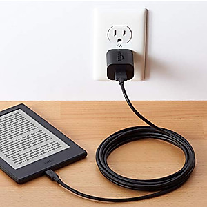 Amazon Basics 5-Pack USB-A to Micro USB Charging Cable, 480Mbps Transfer Speed with Gold-Plated Plugs, USB 2.0, 10 Foot, Black