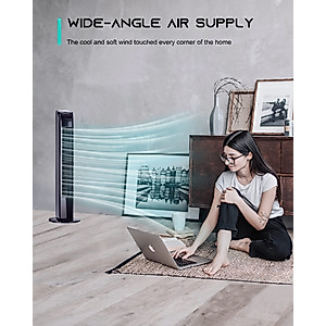 Evaporative Air Cooler, MEPTY Swamp Cooler with 4.2 Gallons Water Tank, Remote Control, 3 Modes & Speeds, 90°Oscillation, 12H Timer, Portable Air Cooler for Home, Office (31 Inch) (Black)