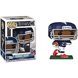 Funko Pop Sports: Titans Derrick Henry #145 Vinyl Figure (with Eco Tek Protector Case)