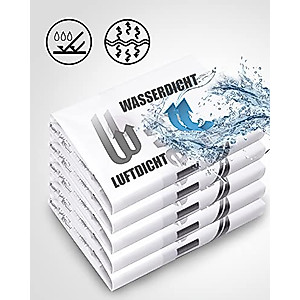 WellMall Vacuum Sealer Bags Seal - Space Saver Vacuum Storage Bags, Vacuum Storage Bags Sealed for Clothing, Clothes, Blanket & Comforter, Great Companion for Travel (8 Pack Large)