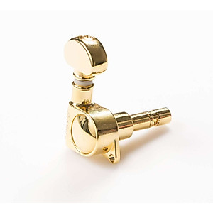 Grover 406G Rotomatic 18:1 Self Locking 3 Per Side Machine Heads, Gold