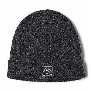 Columbia Men's Whirlibird Cuffed Beanie, Black/Graphite Marled, One Size
