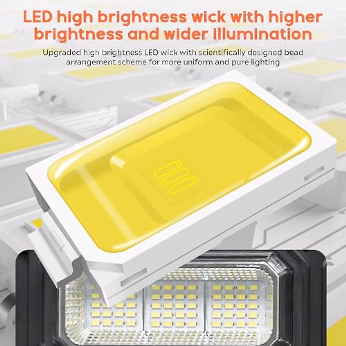 LINASHI Waterproof Solar Street Lights, 3.2V 12AH Solar Coverage Garden Lights, Outdoor Lights, Large Capacity Battery Solar Street Lights Black