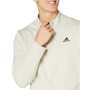 adidas Men's Standard Colorblock DWR Quarter Zip Pullover, Clear Brown, 2X-Large