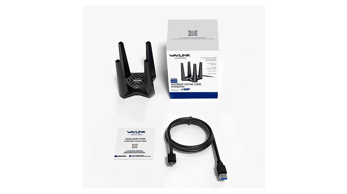 AX1800 USB WiFi 6 Adapter - High-Speed Connectivity