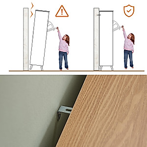 Alaxgumrol Shoe Cabinet Storage for Entryway, Shoe Storage Cabinet with 2 Flip Drawers, Slim Hidden Shoe Cabinet with Adjustable Shelf, Narrow Shoe Rack, Freestanding Shoe Organizer for Hallway, Oak