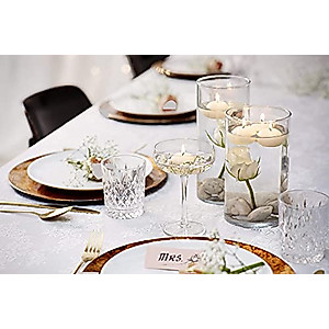 BOLSIUS Unscented 1.75" Floating Candles - Pure Rich Creamy Ivory, 40 Set - Smokeless, European Quality - Imbue Breathtaking Ambiance for Romantic Wedding Centerpieces, Decorations, Holiday Parties