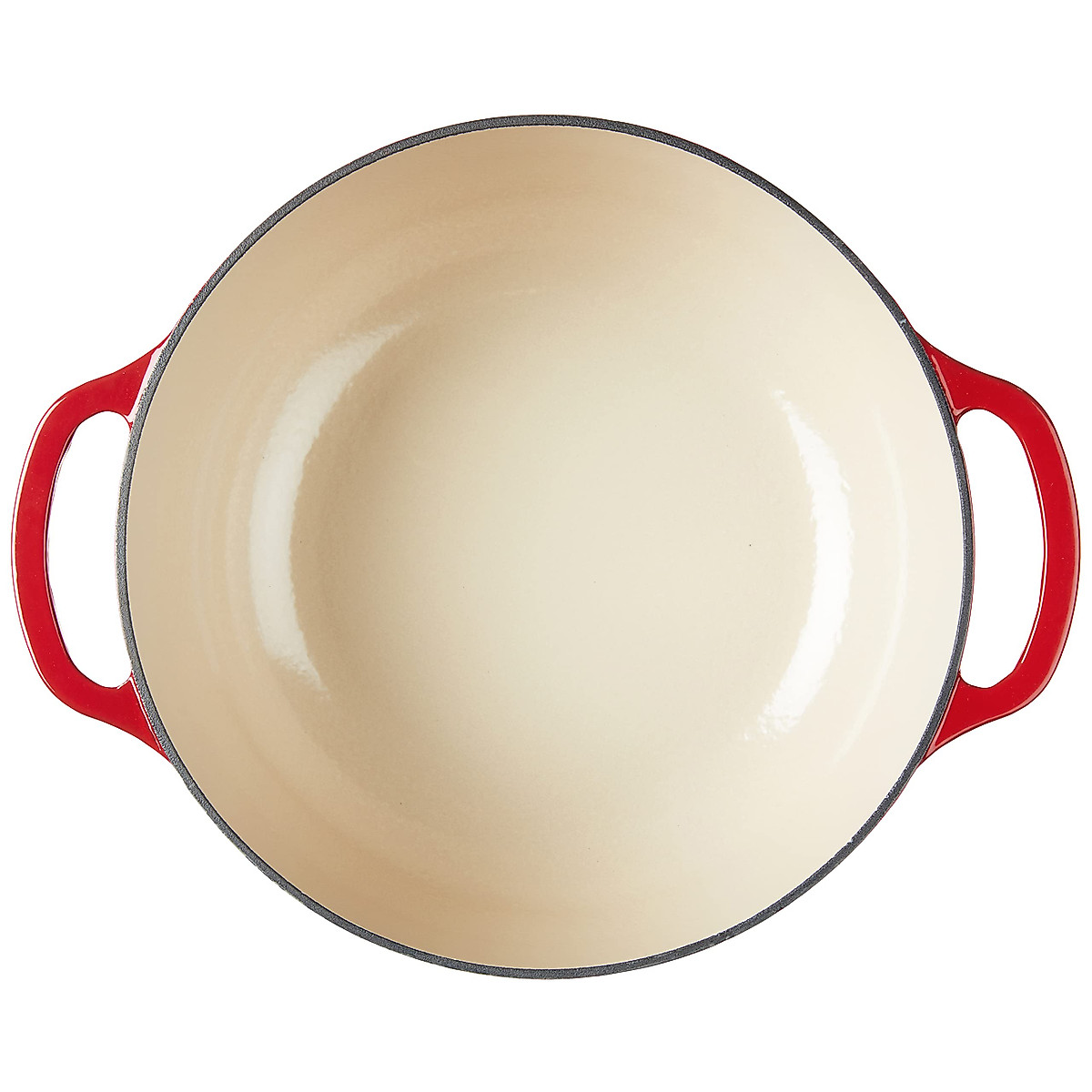 Lodge EC7D43 Enameled Cast Iron Dutch Oven, 7.5-Quart, Island Spice Red & Enameled Cast Iron and Stoneware Care Kit, 12 oz