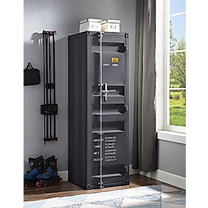 ACME Cargo Wardrobe (Single Door) - - Gunmetal