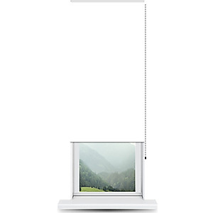 ShadePix Blackout Roller Window Shade Custom 24 x 54 White by WindowPix