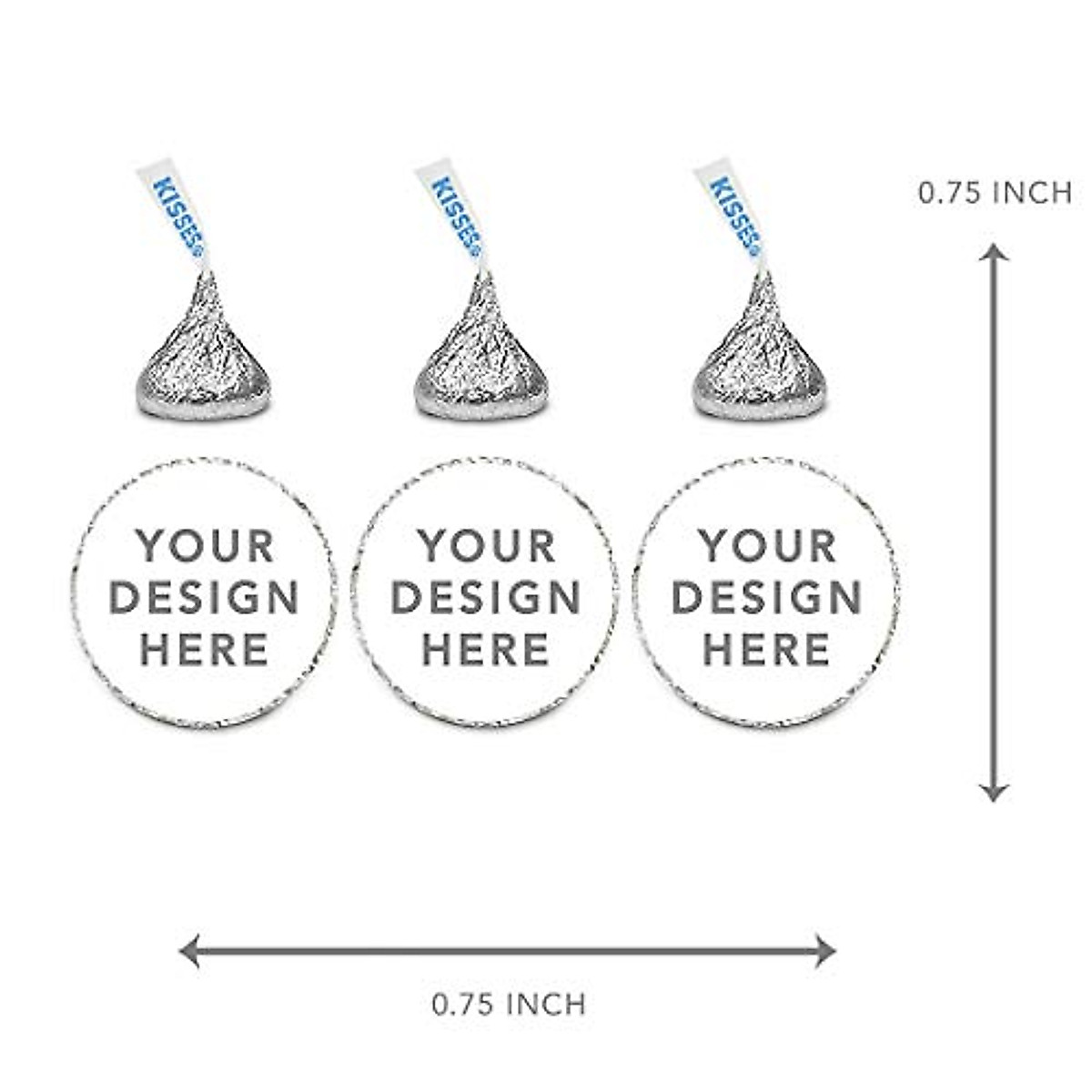 Andaz Press Gold Glitter Print Chocolate Drop Labels Stickers, Thanks for Celebrating with Us Striped, Black, 240-Pack, Not Real Glitter, for Kisses Party Favors