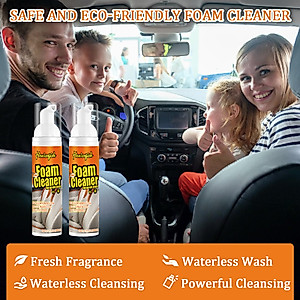 HORSEFISH TOOL All Purpose Cleaner, Car Foam Cleaner (2 Pack)