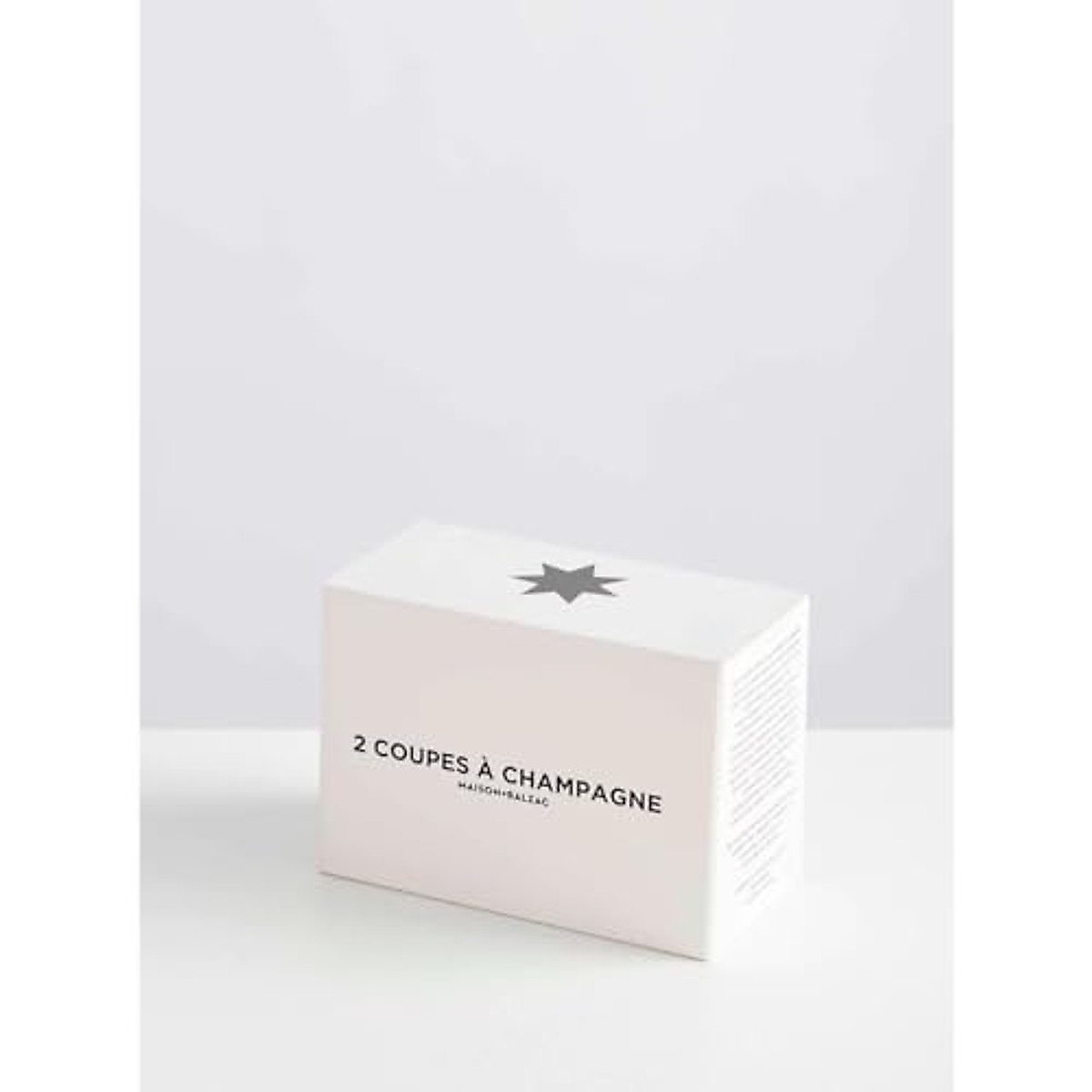 Maison Balzac Women's 2 Pomponette Coupes, Clear/Multi, One Size