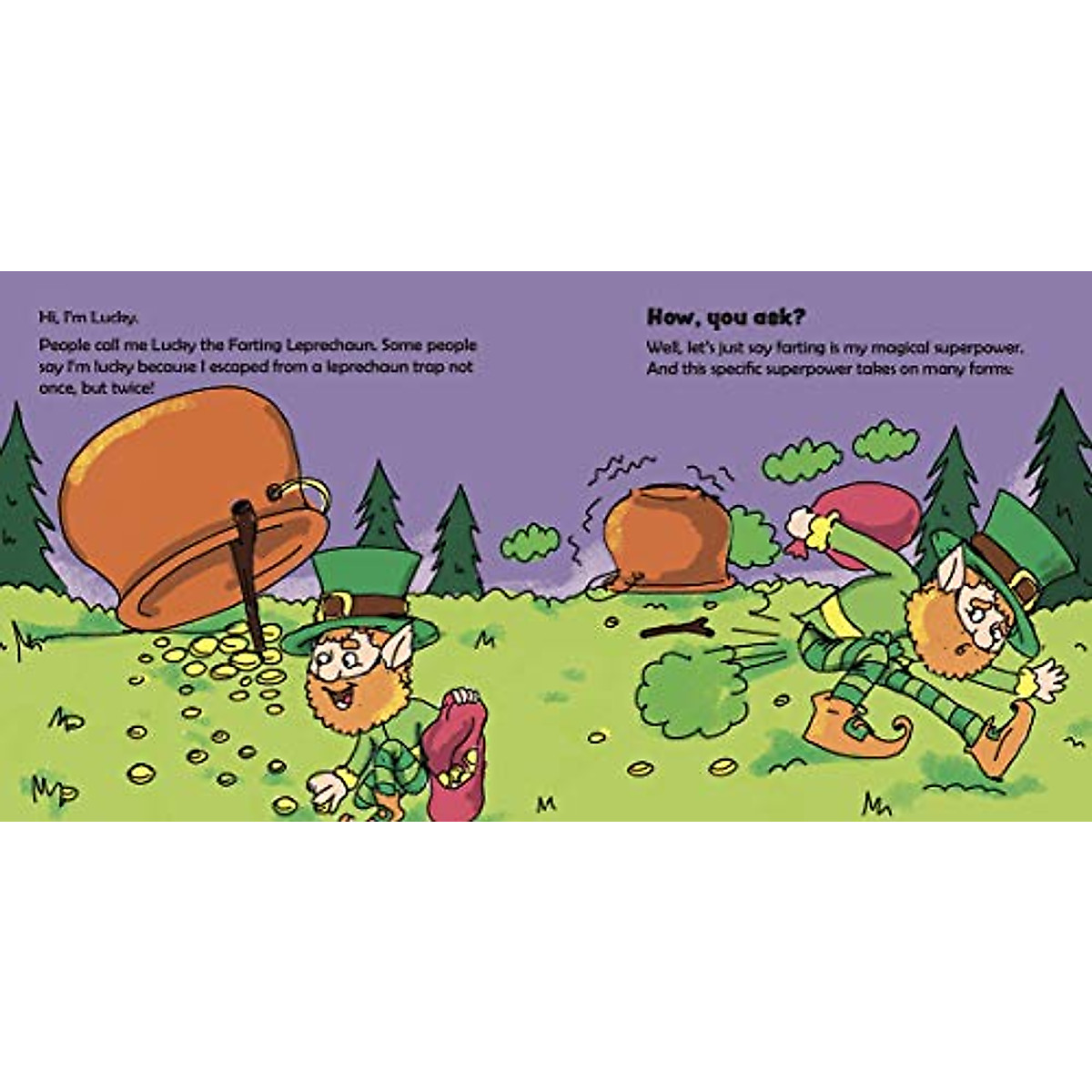 Lucky the Farting Leprechaun: A Funny Kid's Picture Book About a Leprechaun Who Farts and Escapes a Trap, Perfect St. Patrick's Day Gift for Boys and Girls (Farting Adventures)