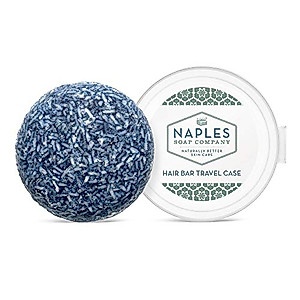 Naples Soap Company Solid Shampoo Bar for All Hair Types – Eco-Friendly, Free of Parabens, Alcohol, Pthalates – Handmade, pH Balanced, Hydrating Haircare, Lasts 50-75 Uses – Boyfriend, 1.75 oz