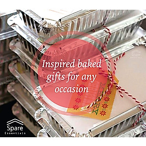(55 Pack) Aluminum Loaf Pans with Lids, Disposable Bread Tins for Baking Bread, Lunch Containers with Lids, Personal Lasagna, Single Serve, Individual Baking Dishes 650 ml - Size 7.8 x 4.3 x 2