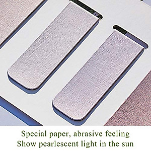 10 Pieces Magnetic Bookmarks Magnet Page Markers Assorted Book Markers Set for Students Reading (Classic Syle, 2.3 x 0.8 Inch)