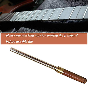 Baroque Diamond Guitar Fret Crowning Dressing File Narrow/Medium/Wide 3 Edges Guitar Repairing & Luthier Tools(Improved 3rd Generation)
