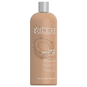 ABBA Color Protection Conditioner, Coconut Oil & Sage, 32 Fl Oz