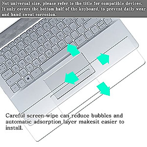 Puccy 2 Pack Keyboard TouchPad Film Protector, Compatible with ACER ConceptD 7 Ezel CC715-71 15.6" TPU Trackpad Guard Cover Skin (Not Tempered Glass Screen Protectors)