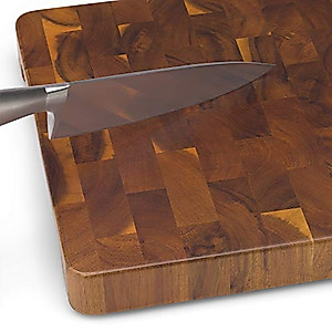 WMF Acacia, Gentle Wood is Softer Steel, Board Offers a Flexible and Thus Blade Friendly Base for All Types of Chopping and Cutting Work