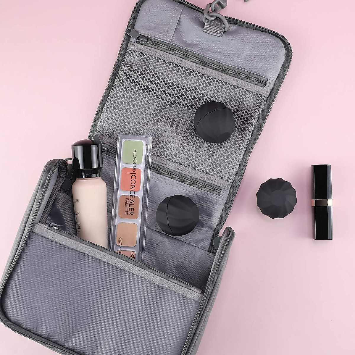 longway 0.24Oz (7ml) Empty Lip Balm Sphere Containers | Screw Cap Lipstick Tubes/Chapstick Tubes/Chapstick Holder for Lip Gloss & BPA FREE (Pack of 10, Black)