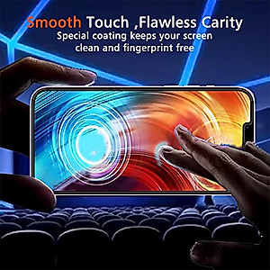 IMBZBK [3+3 Pack] for iPhone 13 Pro Max Screen Protector 3 pack HD Tempered Glass Accessories with 3 pack Camera Lens Protector Case Friendly 9H Hardness Bubble Free Protector de Pantalla