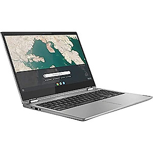 Lenovo Newest C340 15.6'' FHD Touchscreen 2-in-1 Chromebook Laptop, Intel i3 CPU(Up to 3.4GHz), 4GB RAM, 128GB Space(64GB eMMC+64GB MSD), USB-C, Wi-Fi, Bluetooth, Webcam, Chrome OS+JVQ MP Gray