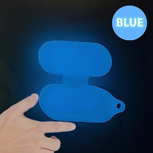 Sony WF-1000XM4 Case Cover, Soft Silicone Protective Case Skin Night Glow for Sony WF-1000XM4, Shockproof, Luminous Earbuds Case with Keychain, Glow in Dark, Wireless Charging