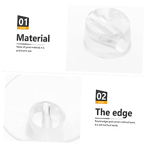 MAGICLULU 12pcs Cable Fixing Suction Cup Cord Clip Cable Wire Clips Vertical Blind Brackets Window Suckers Cord Holders for Cables Suction Cable Clip Slotted Suction Wire Pads Toy