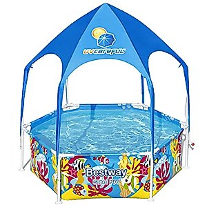 PROSTEEL Steel Pro UV Careful 6' x 20' Splash-in-Shade Play Pool