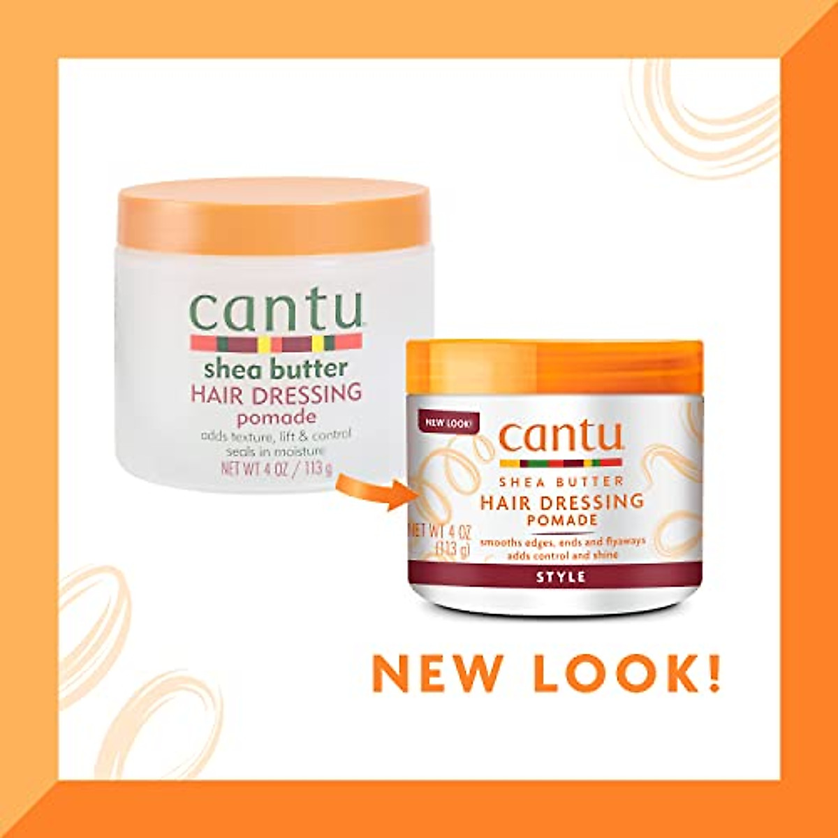 Cantu Hair Dressing Pomade with Shea Butter, 4 Ounce