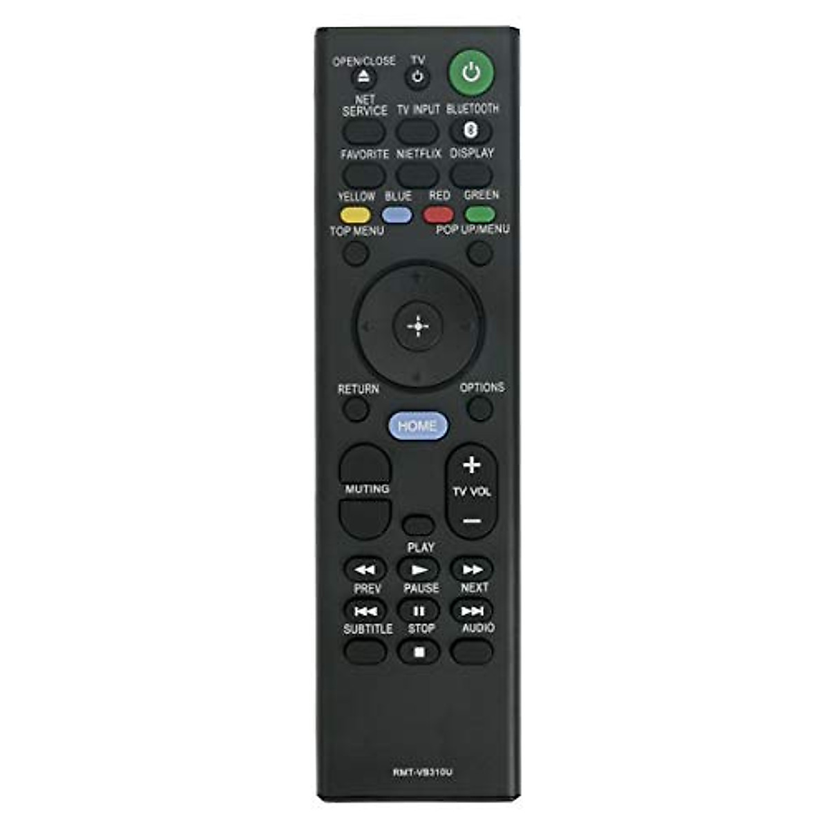 New RMT-VB310U Replaced Remote fit for Sony Blu-Ray DVD Player UBP-X800 UBP-UX80 UBP-X800M2 UBP-X1000ES