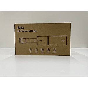 Brigii Mini Vacuum, Air Duster and Hand Pump 3 in 1, Cordless Handheld Vacuum, USB Rechargeable, Easy to Clean Desktop, Keyboard, Drawer, Car Interior and Other Crevices, Small Spaces -Y120 Pro