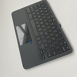 Replacement for HP 11A G8 EE Laptop Upper Case Palmrest Keyboard Touchpad Assembly Part L92832-001 Top Cover