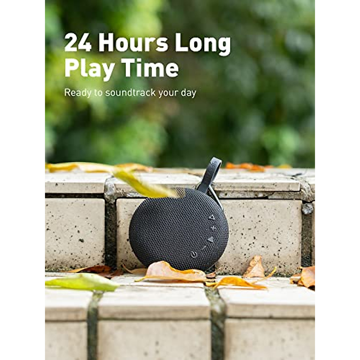 Fosi Audio B2 Bluetooth Shower Speaker, IPX7 Waterproof Bluetooth Speaker with 24H Playtime, Supports TWS Stereo Sound Mode, Portable Speakers Bluetooth Wireless for Outdoor, Hiking, Camping, Boating