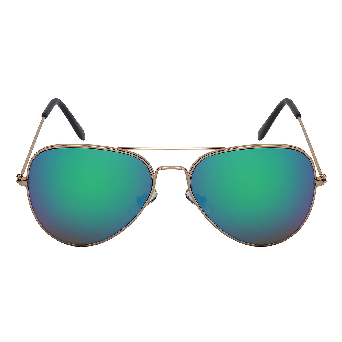 Edge I-Wear 12 Pack Aviators Bulk Sunglass Men Pilot Spring Hinge Wholesale Sunglasses (N25095A-REV)