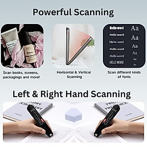 Youdao Dictionary Pen 3 | Scanning Pen for Dyslexia, Translator & Language Learning Pen for Chinese, Spanish & English | Exam Reader Pen | Electronic Dictionary 2.7.0 & 2.7.1 System