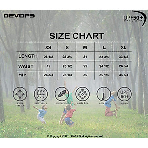 DEVOPS Boys 2-Pack UPF 50+ Compression Tights Sport Leggings Baselayer Pants (Large, Black/Red)