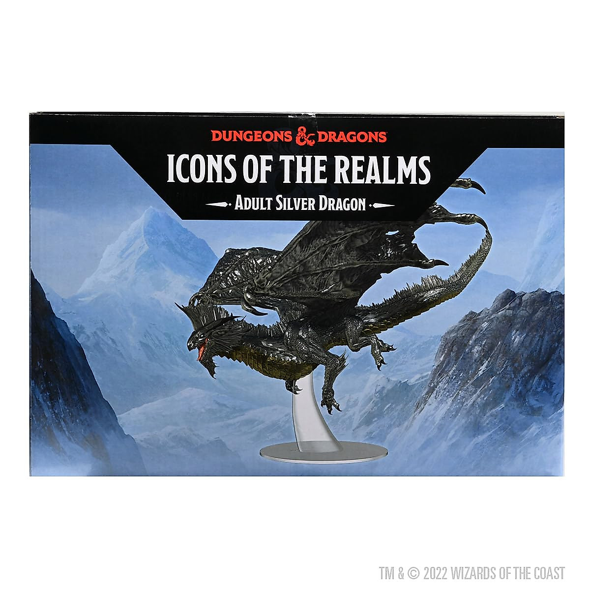 WizKids D&D Icons of The Realms: Adult Silver Dragon