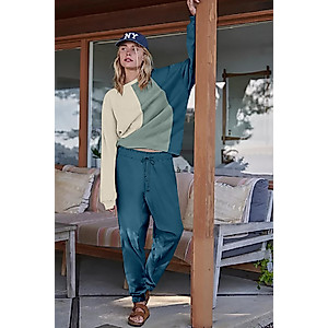 ETCYY NEW Lounge Sets for Women Two Piece Outfits Sweatsuits Sets Long Pant Loungewear Workout Athletic Tracksuits